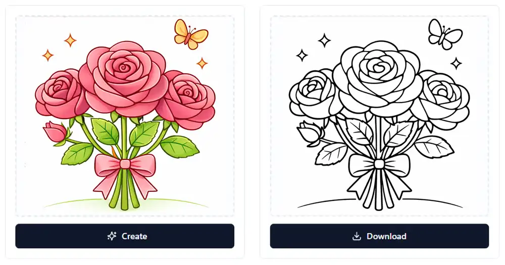 40+ Flower Coloring Pages (Free Printable PDFs)